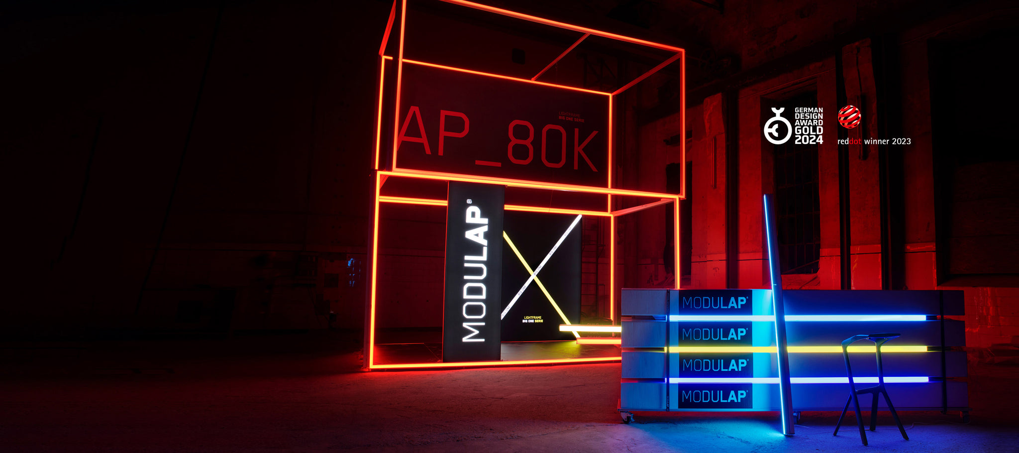 LED Leuchtkonturen für Messestände, Brand Spaces und Events – MODULAP ...