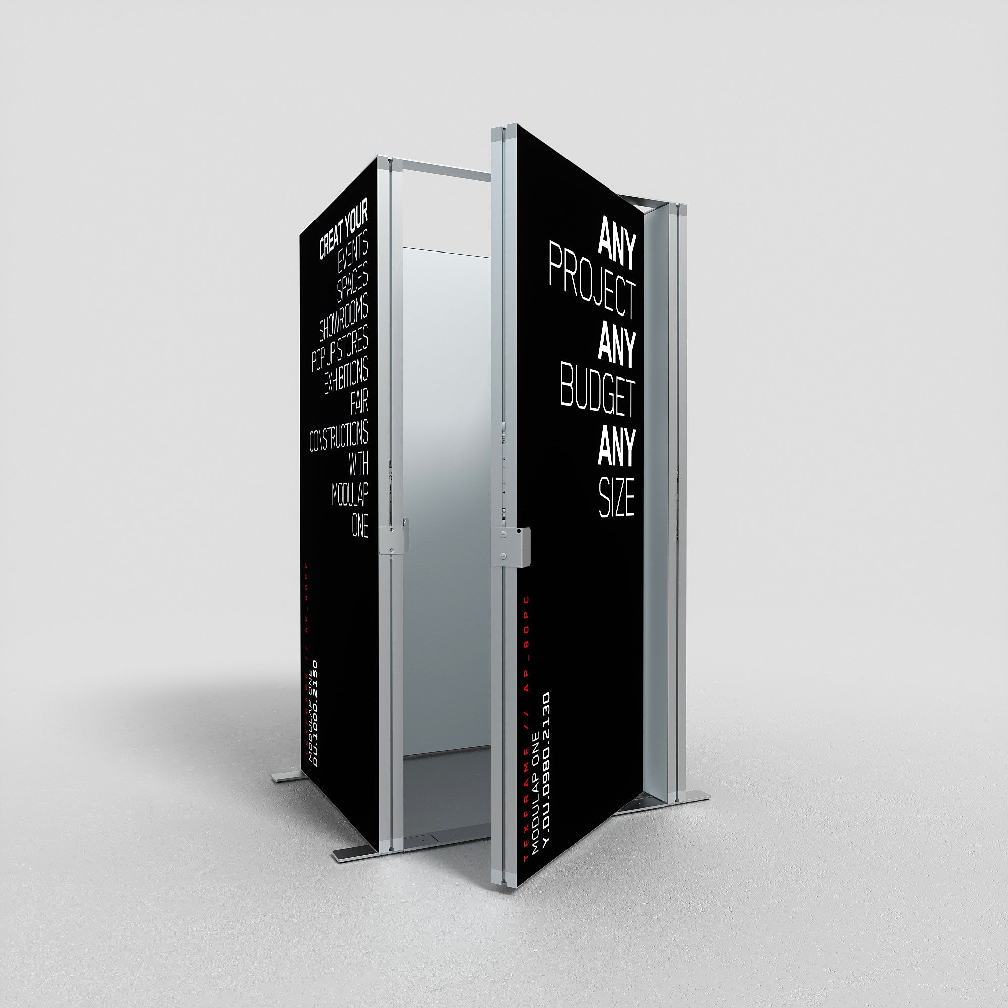 Flexible Trade Show Booths - Lockable and Tool-Free Assembly – MODULAP ...